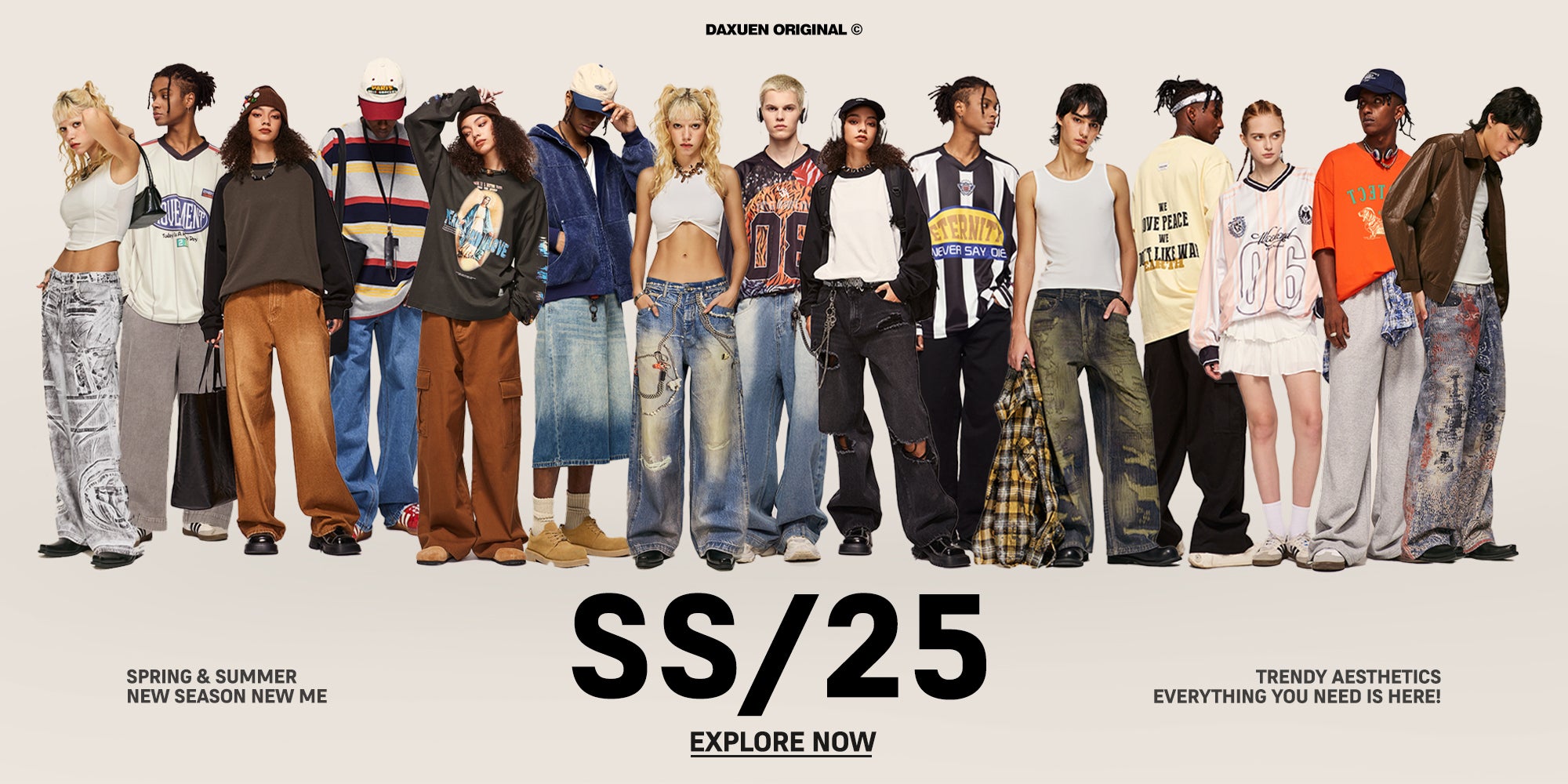 Cyber Y2K Streetwear Clothing – DAXUEN