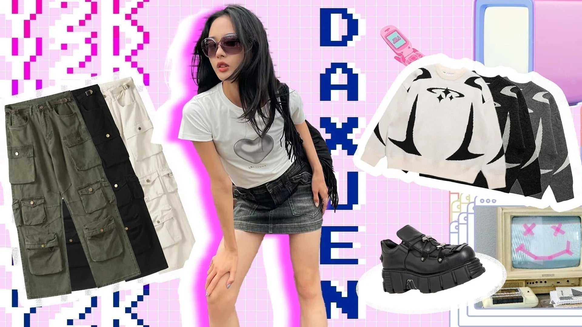 Trendy Cyber Y2K Fashion for Streetwear Lovers – DAXUEN