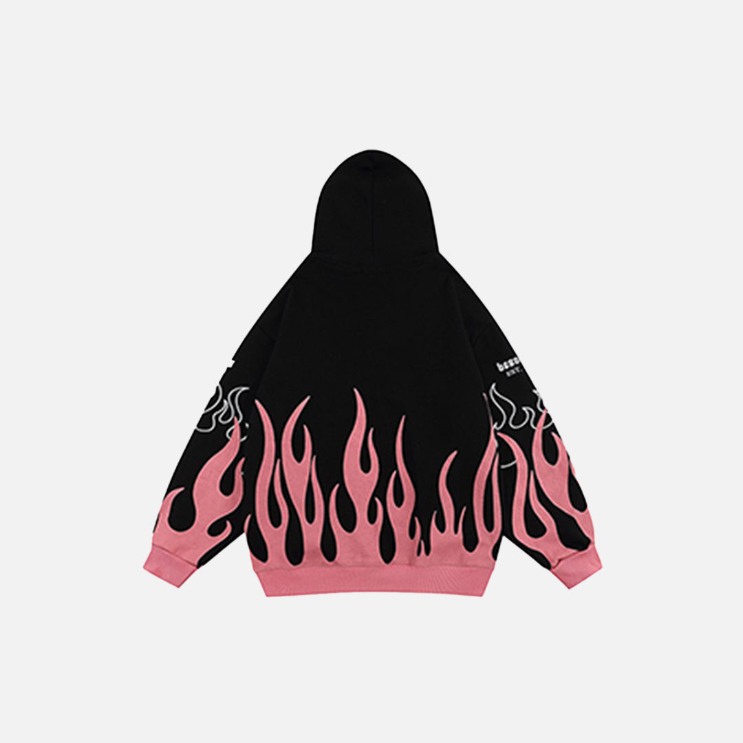 Vintage Fire Hoodie – DAXUEN