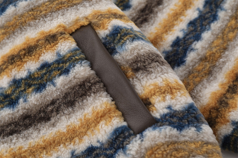 Cozy Flattering High Neck Fleece Furry Jacket – DAXUEN