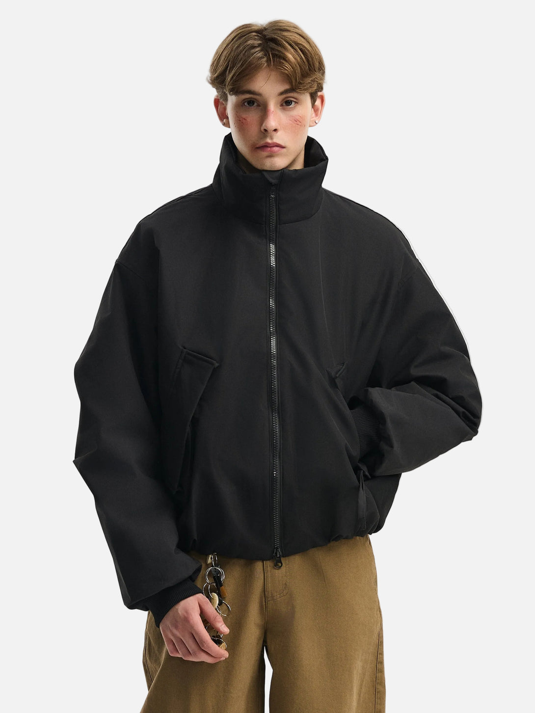 Insulated Vertical Collar Down Thickened Jacket – DAXUEN