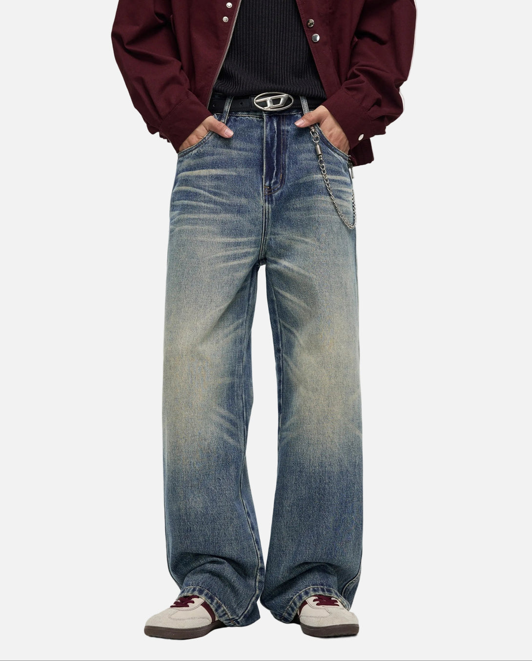 American Style High Street 3D Denim Jeans – DAXUEN