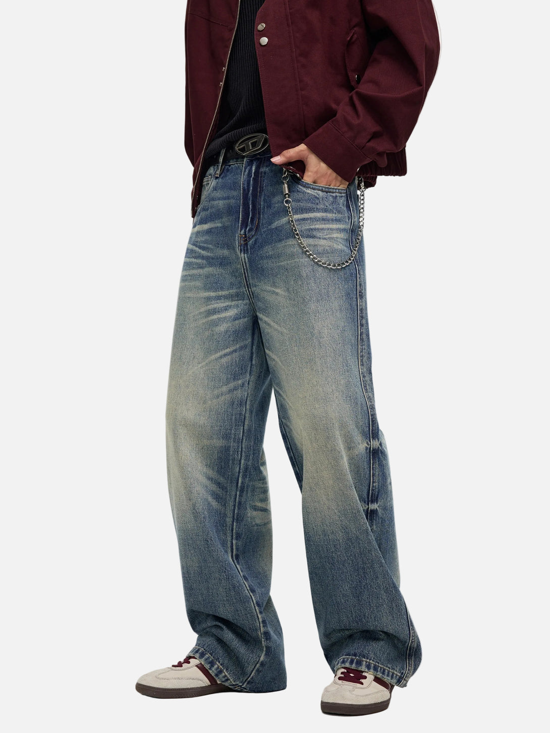 American Style High Street 3D Denim Jeans – DAXUEN