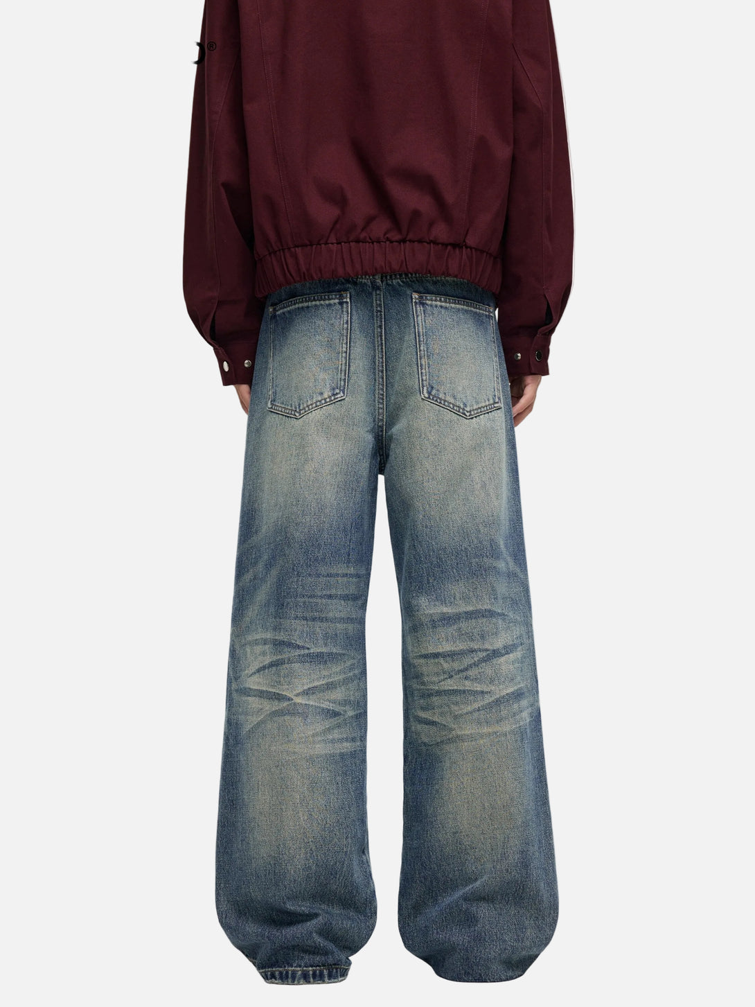 American Style High Street 3D Denim Jeans – DAXUEN