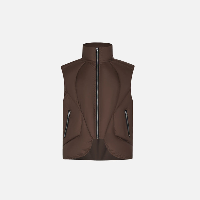 Y2k Cotton Padded Vest – DAXUEN