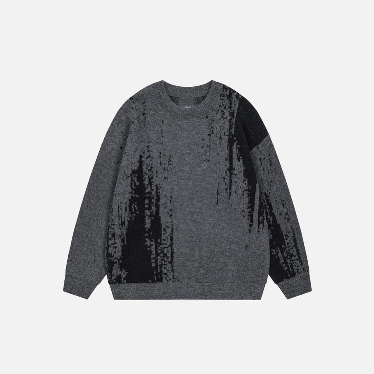 Glitch Matrix Sweater – DAXUEN