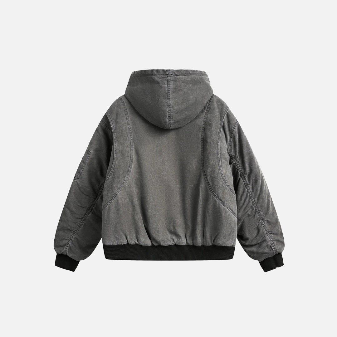 Structured Utility Hoodie Jacket – DAXUEN