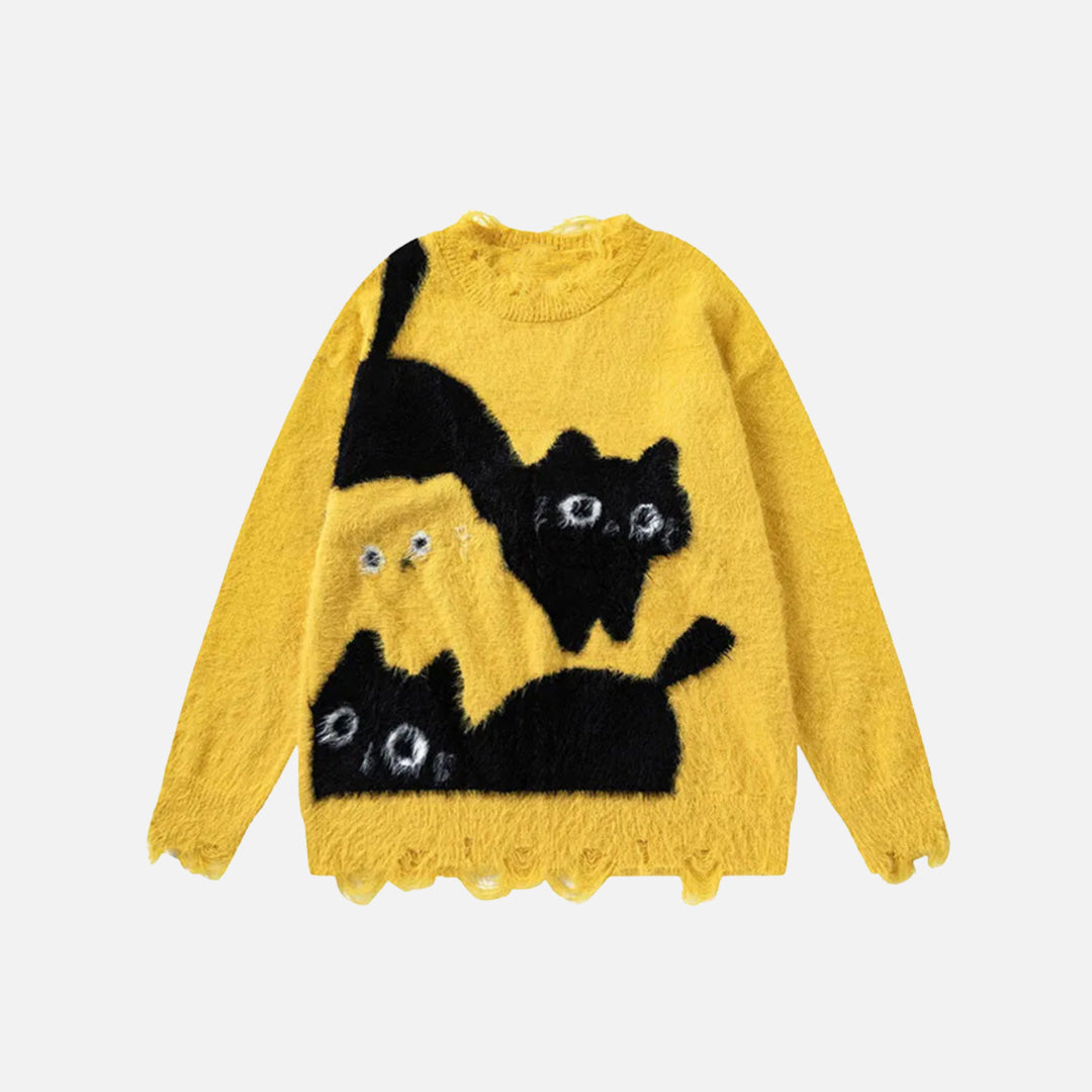 Black Cat Sweater – DAXUEN