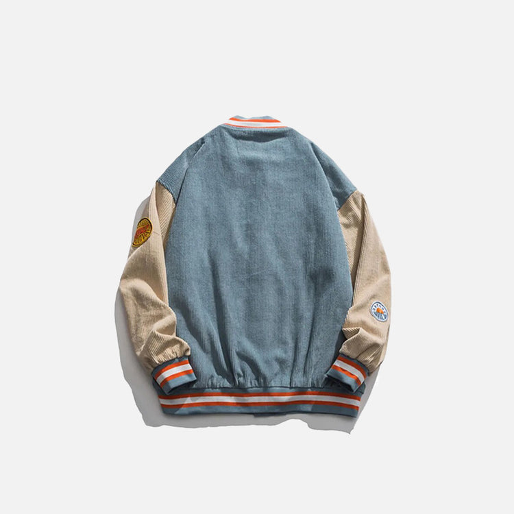 Vintage Embroidery Varsity Jacket – DAXUEN