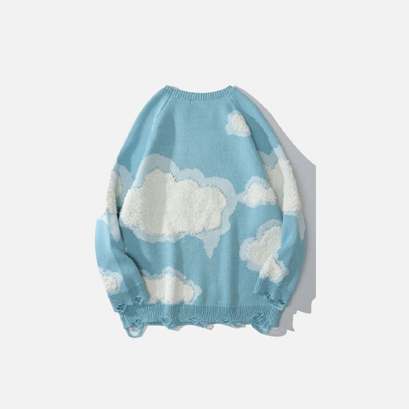 Knitted Clouds Sweater – DAXUEN