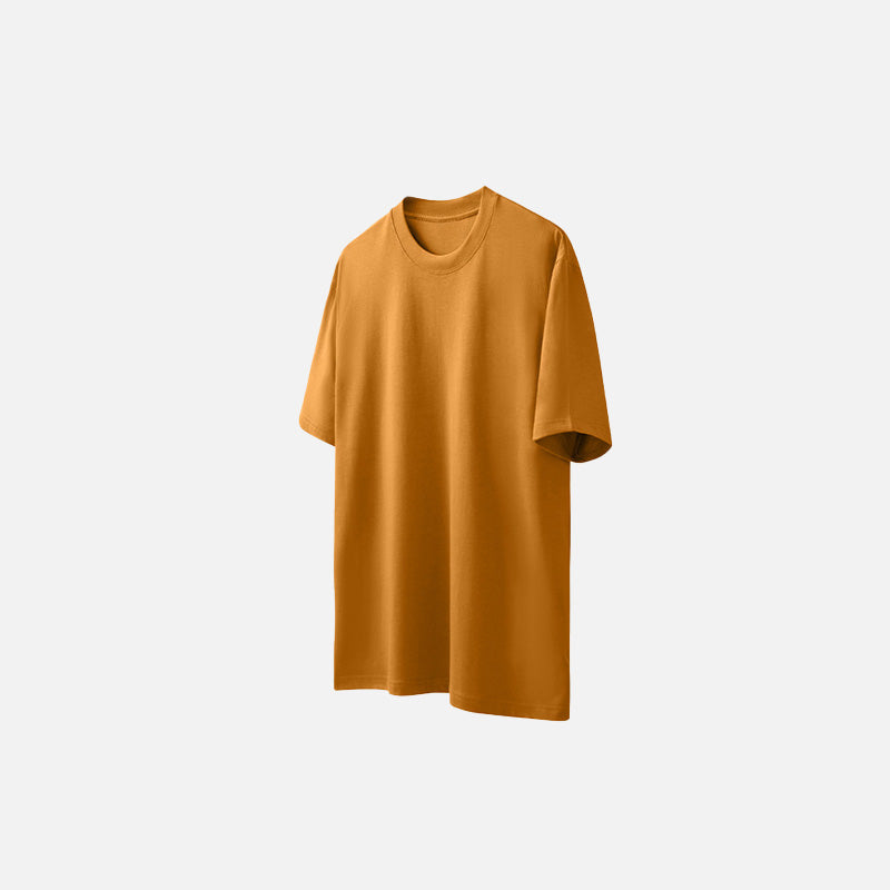Oversized Solid Color T-shirt – DAXUEN