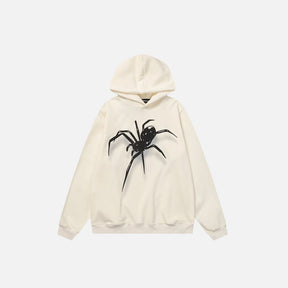 Y2K Spider Graphic Print Hoodie – DAXUEN