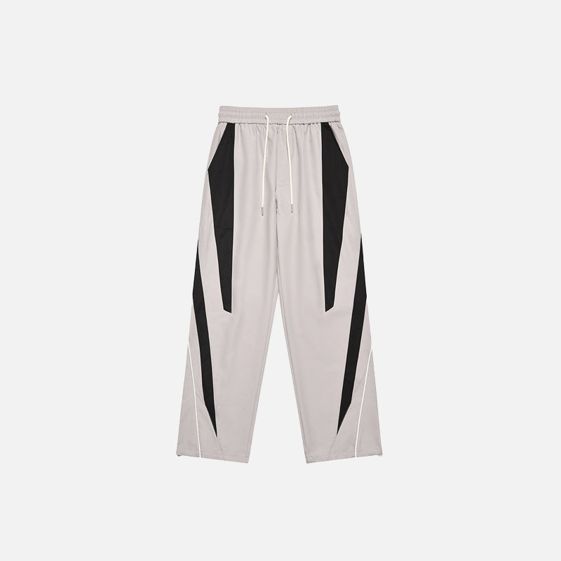 Y2K Striped Patchwork Joggers – DAXUEN