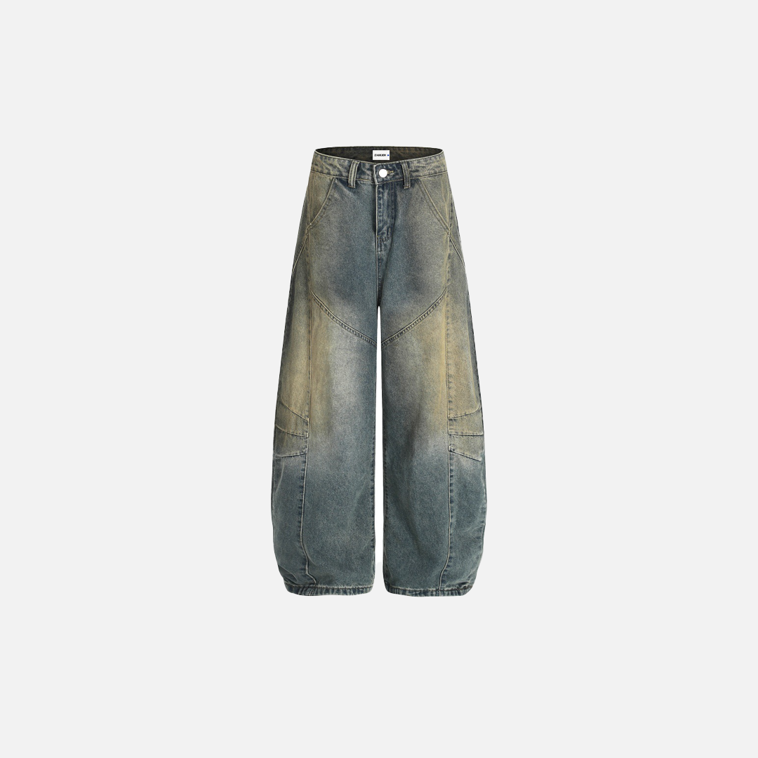 Distressed Hip Hop Wide Leg Denim Jeans – DAXUEN