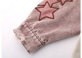 Y2k Star Embroidery Denim Jacket – DAXUEN