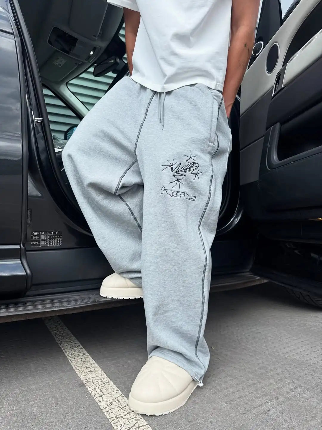 Utility Vibe Striped Trendy Wide Leg Sweatpants – DAXUEN
