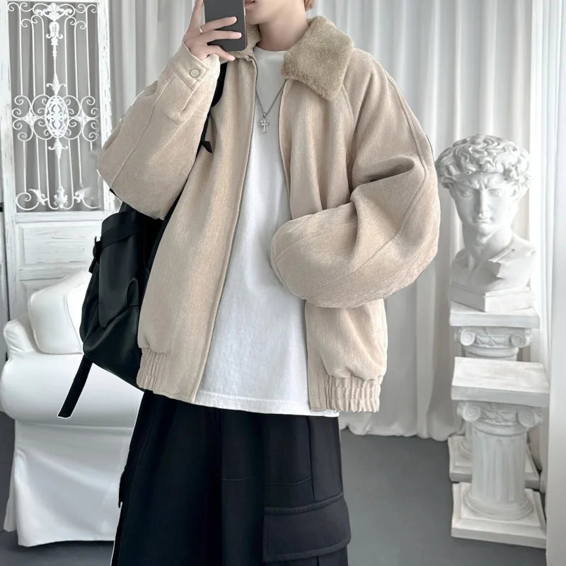 Fluffy Collar Winter Jacket – DAXUEN