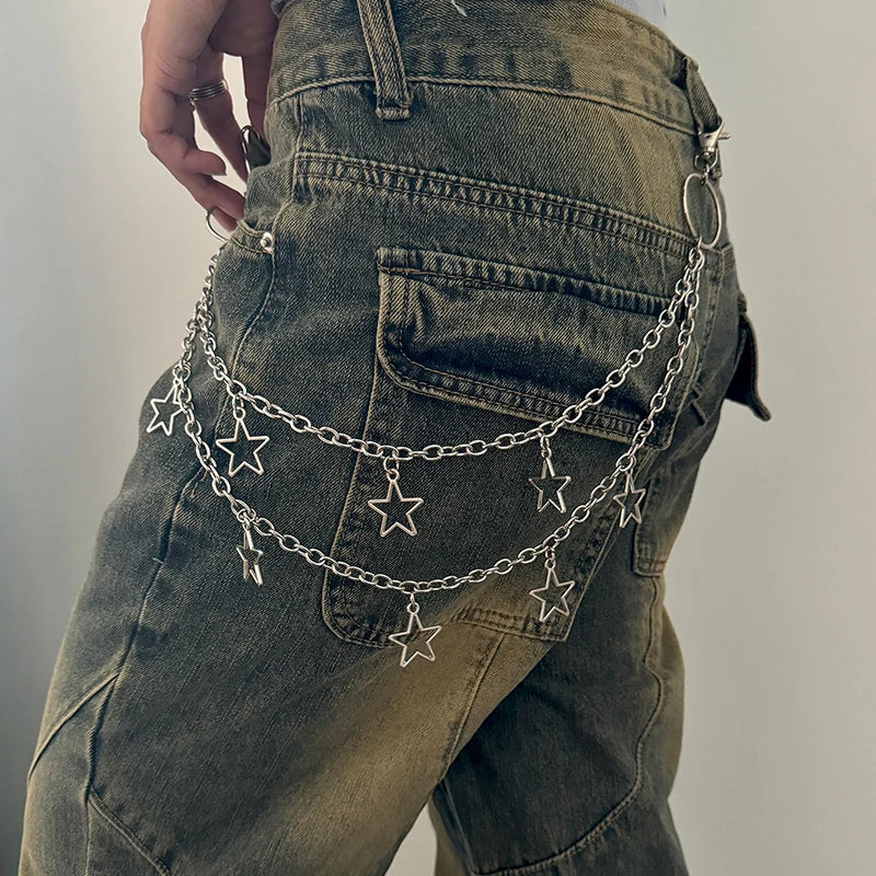Y2K Belted Metal Chain – DAXUEN