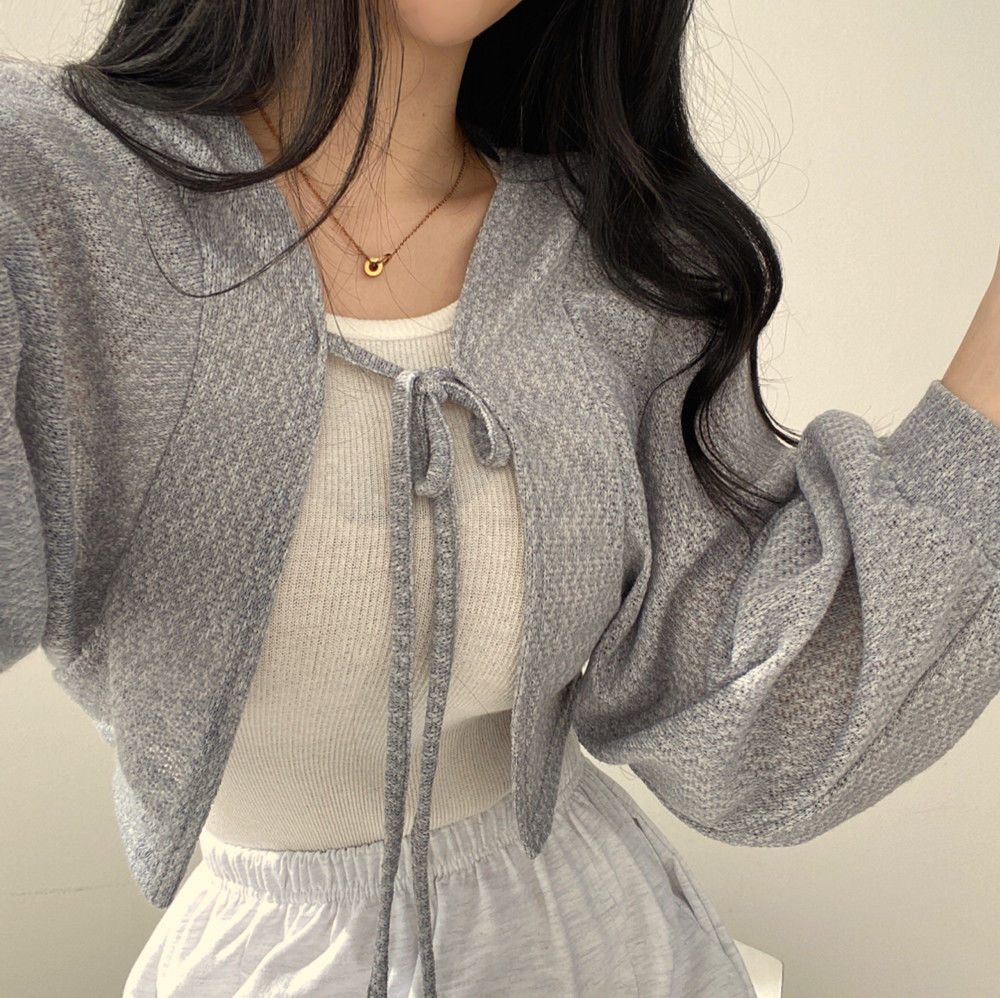 Thin Knitted Single Breasted Cardigan – DAXUEN