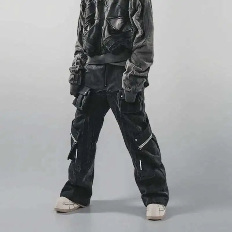 Pantalones cargo apilados Tide Punk, un básico de armario – DAXUEN