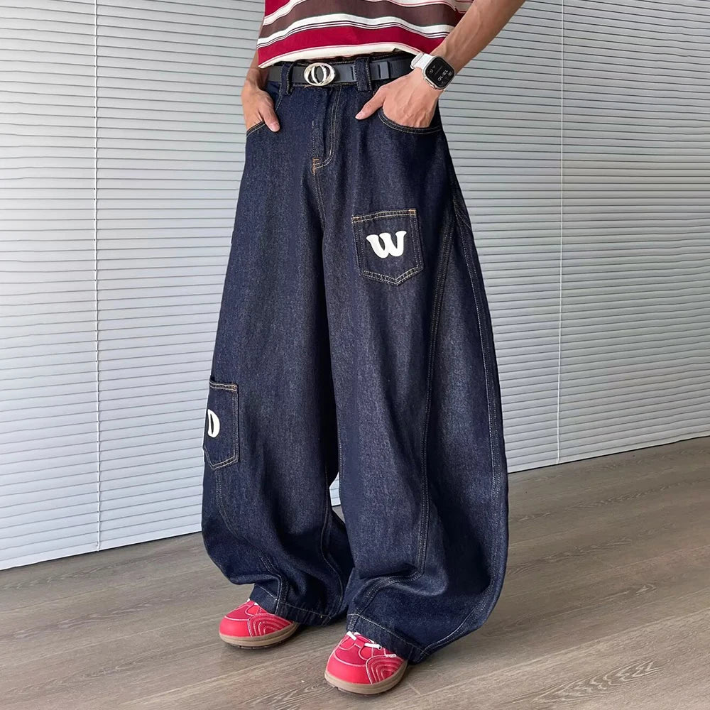 Effortless Cool Scimitar Wide Leg Jeans – DAXUEN