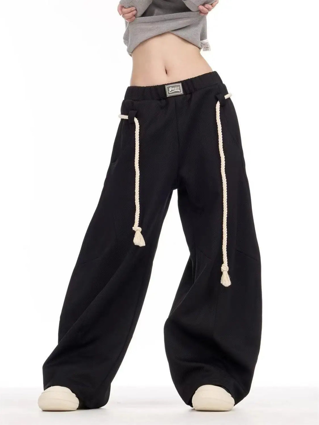 Retro Supper Baggy Drawstring Sweatpants – DAXUEN