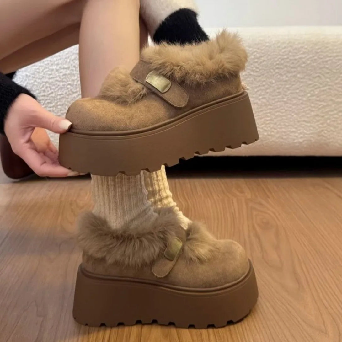 Chunky Platform Wedge Shoes – DAXUEN