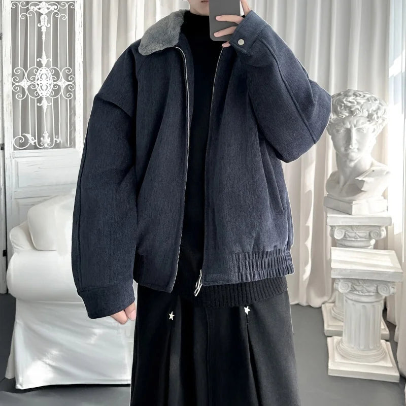 Fluffy Collar Winter Jacket – DAXUEN
