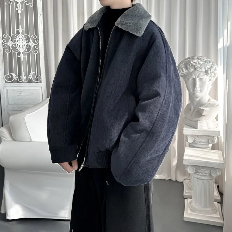 Fluffy Collar Winter Jacket – DAXUEN