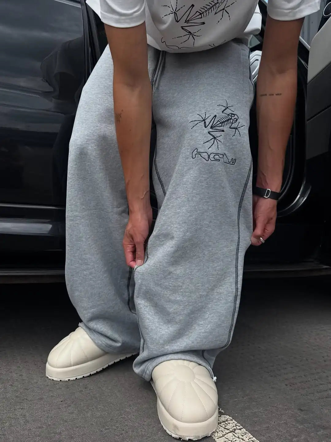 Utility Vibe Striped Trendy Wide Leg Sweatpants – DAXUEN