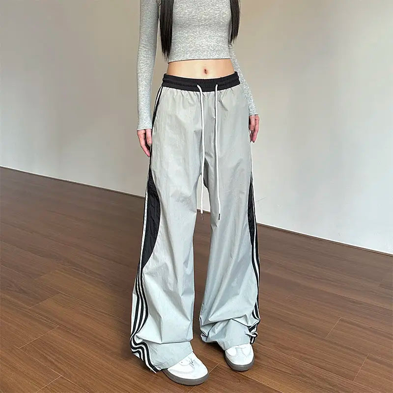 Retro Side Striped Paratrooper Charge Sweatpants – DAXUEN