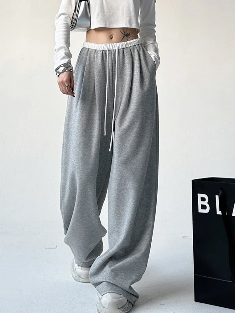 Y2K Oversized Baggy Sweatpants – DAXUEN