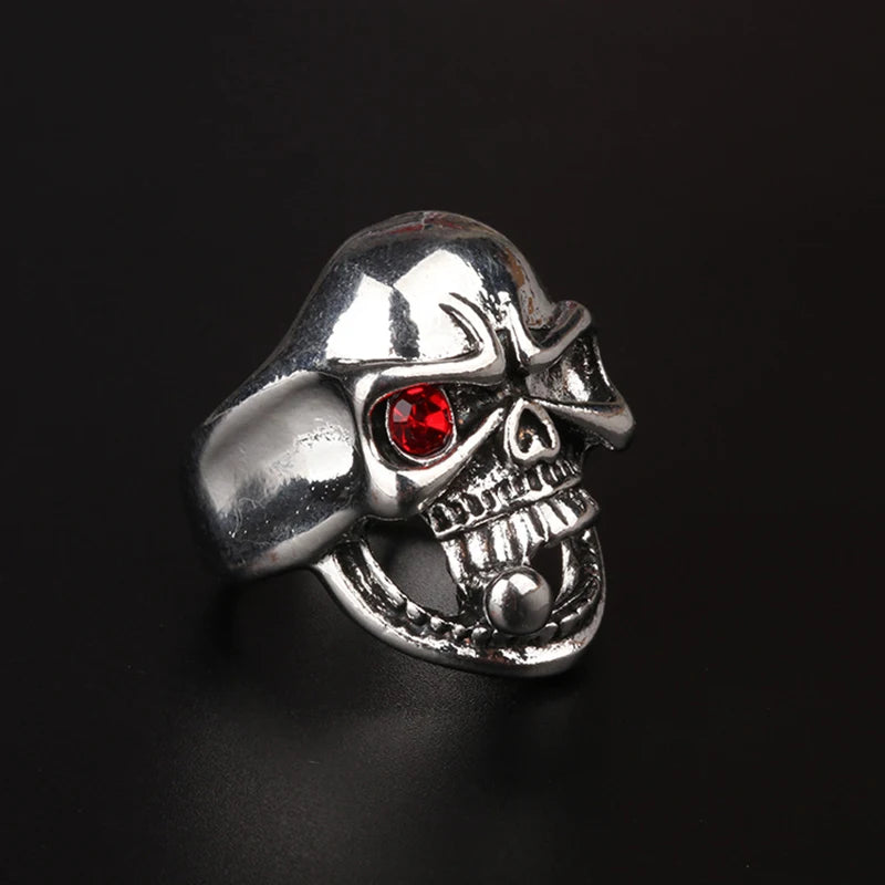 Gothic Large Retro Skull Cigarette Ring – DAXUEN