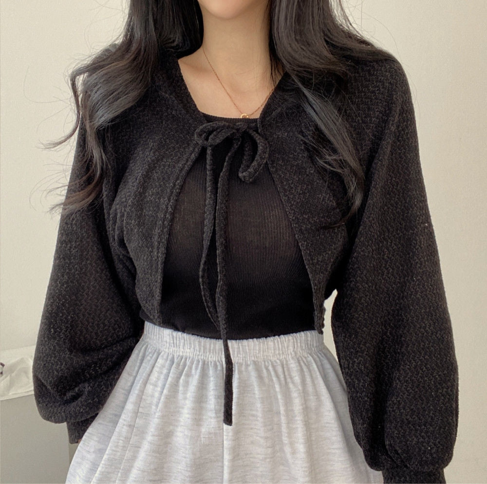 Thin Knitted Single Breasted Cardigan – DAXUEN
