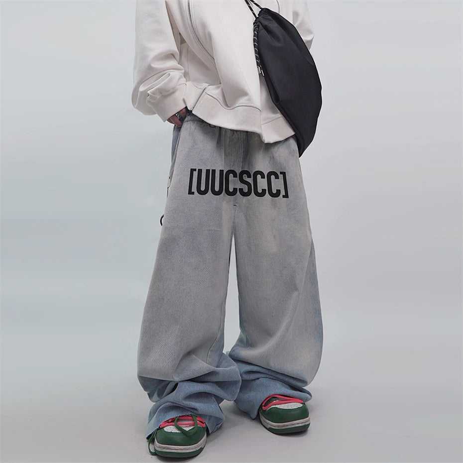 Streetwear Baggy Punk Hip Hop Denim Jeans – DAXUEN