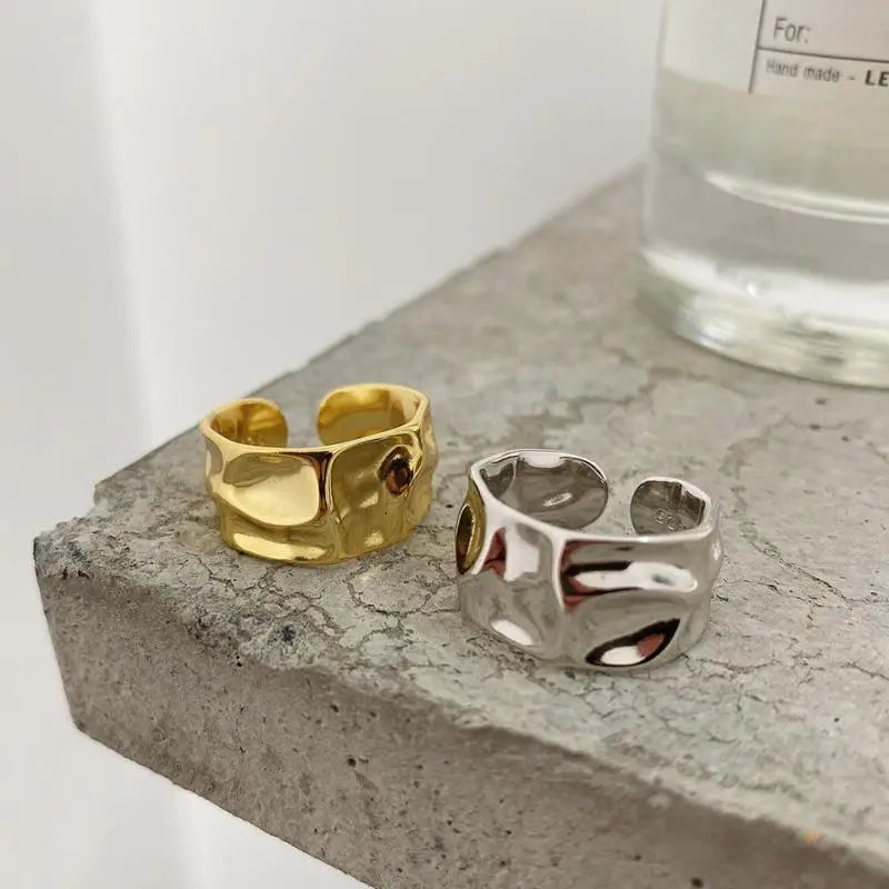 Carved In Zin Alloy Rings – DAXUEN
