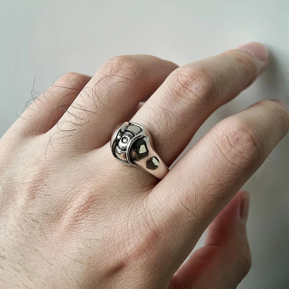 Gothic Adjustable Retro Ghost Eye Ring – DAXUEN