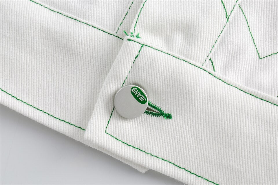 X Mark White Varsity Jacket – DAXUEN