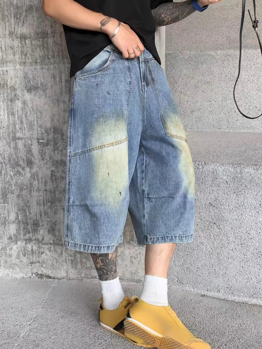Retro Personalized High Street Loose Jorts – DAXUEN