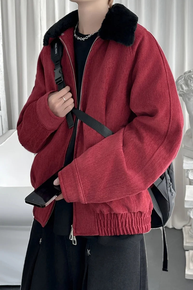 Fluffy Collar Winter Jacket – DAXUEN