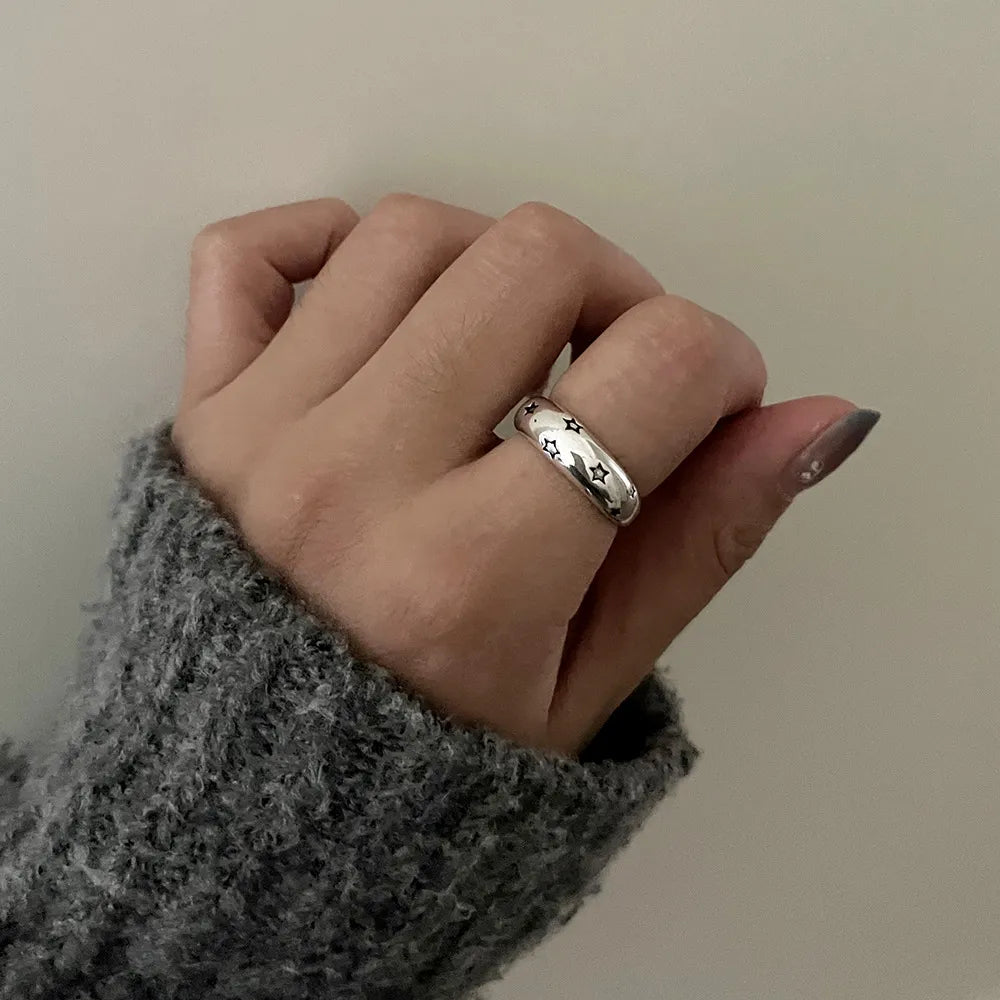 Y2K Star Adjustable Rings – DAXUEN