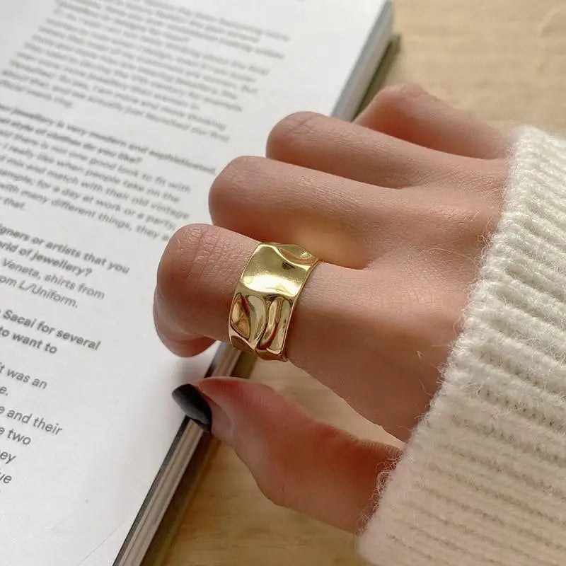 Carved In Zin Alloy Rings – DAXUEN