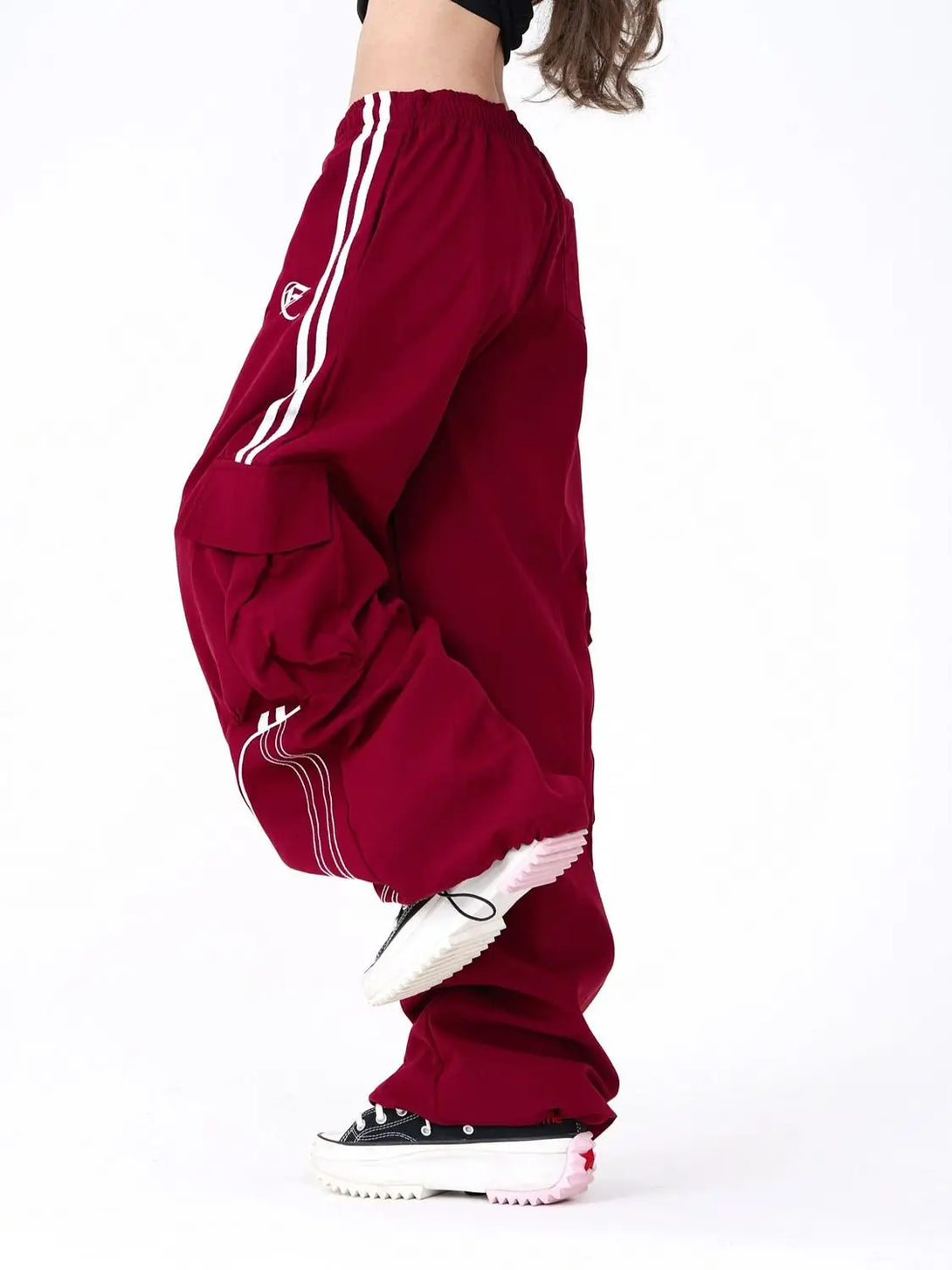 Vintage American Style Hip Hop Cargo Sweatpants – DAXUEN