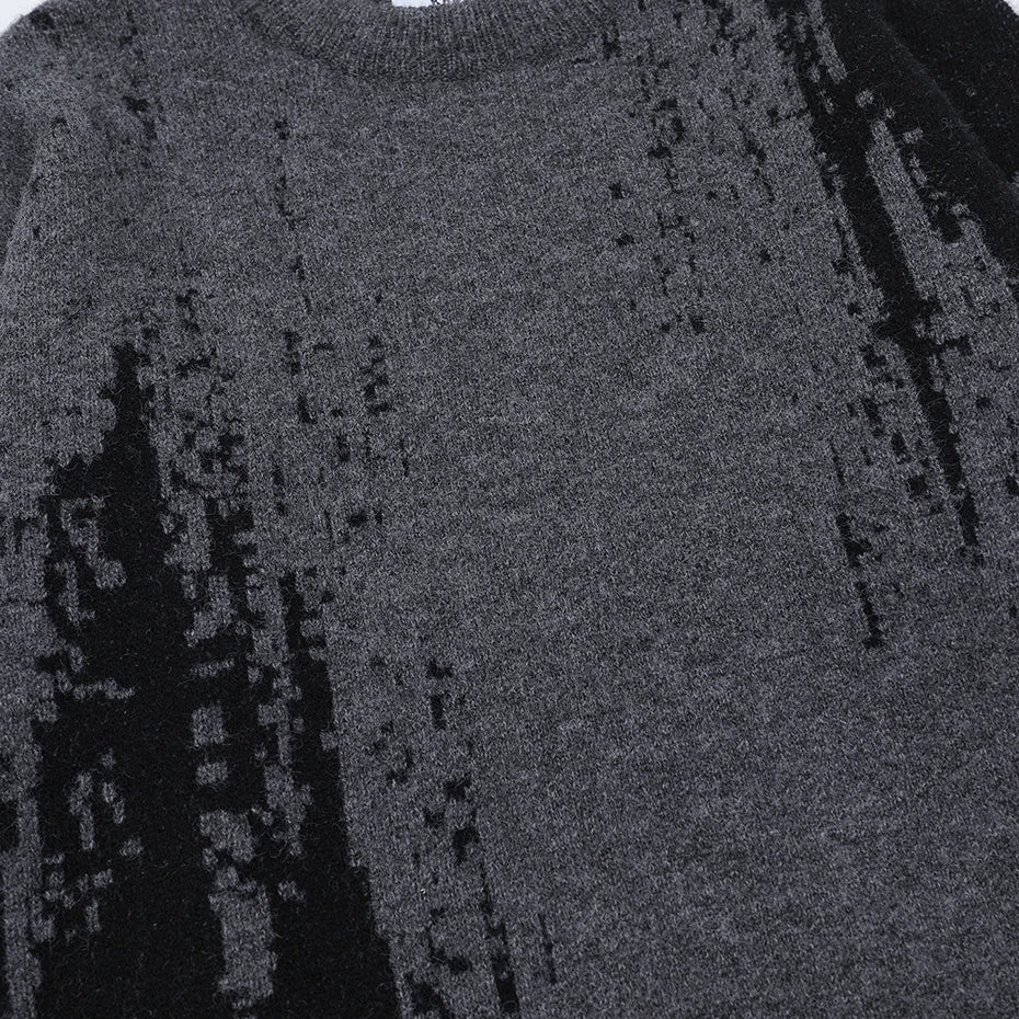 Glitch Matrix Sweater – DAXUEN