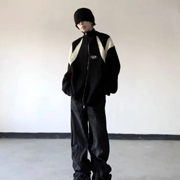 Retro Loose Knitted Jacket – DAXUEN