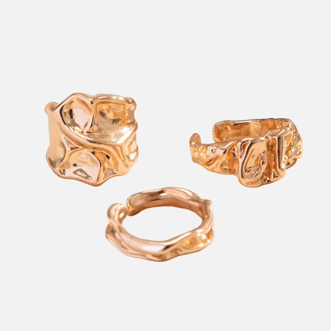 Folded Tin Foil Rings – DAXUEN