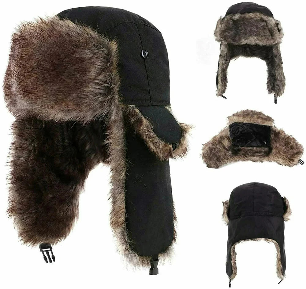 Faux Fur Lined Trapper Hat – DAXUEN