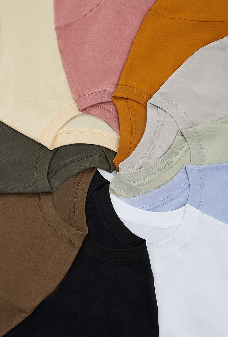 Oversized Solid Color T-shirt – DAXUEN