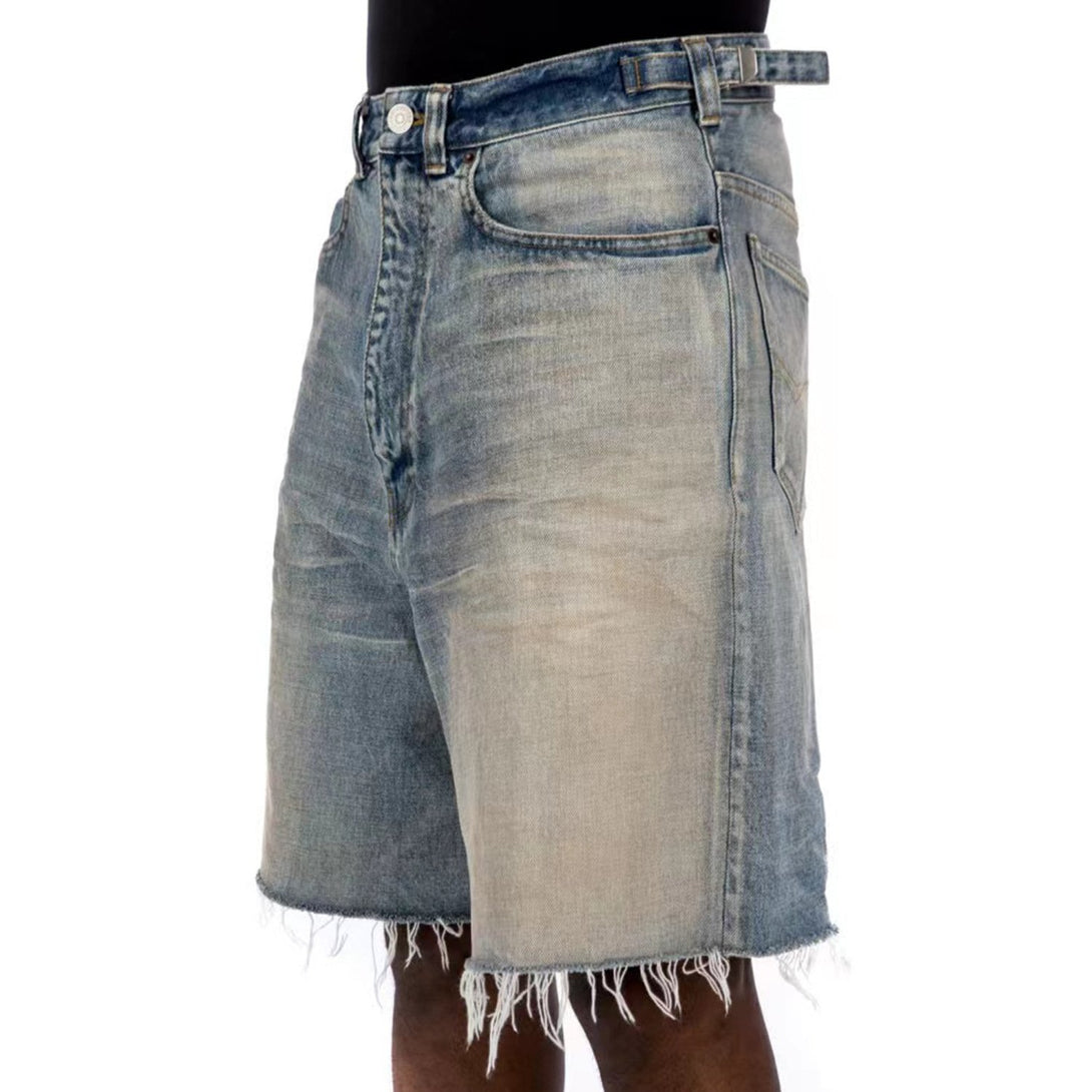 Retro Blue Washed Women's Jorts – DAXUEN