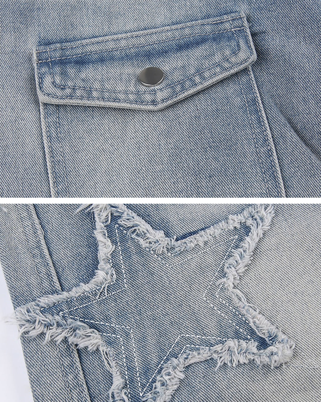 Y2k Star Patchwork Jeans – DAXUEN | Streetwear & Aesthetics